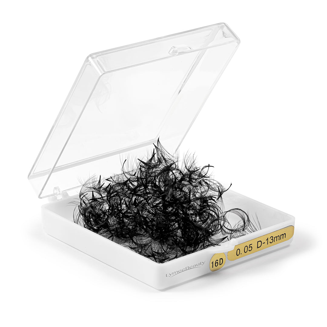 16D Premade Lash Fans - 500 Loose Promade Fans – LymeeBeauty