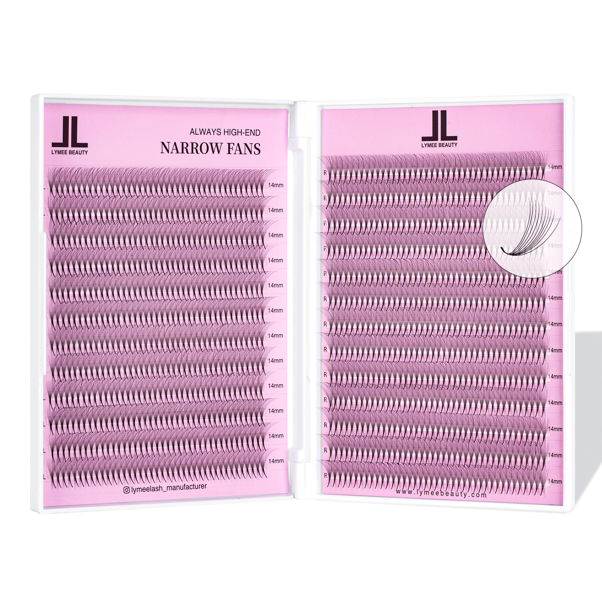 10D Promade Narrow Fans - 1000 Fans – LymeeBeauty
