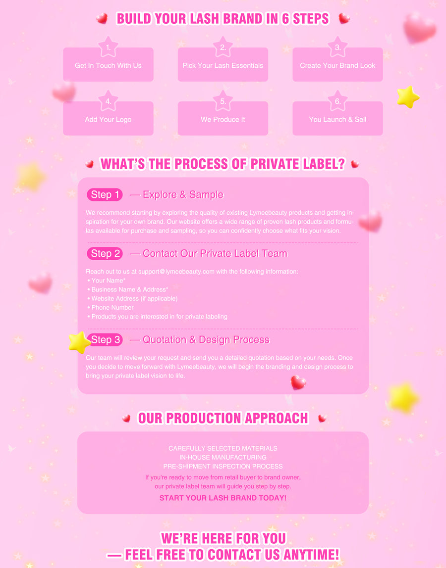 Private Label Program – LymeeBeauty